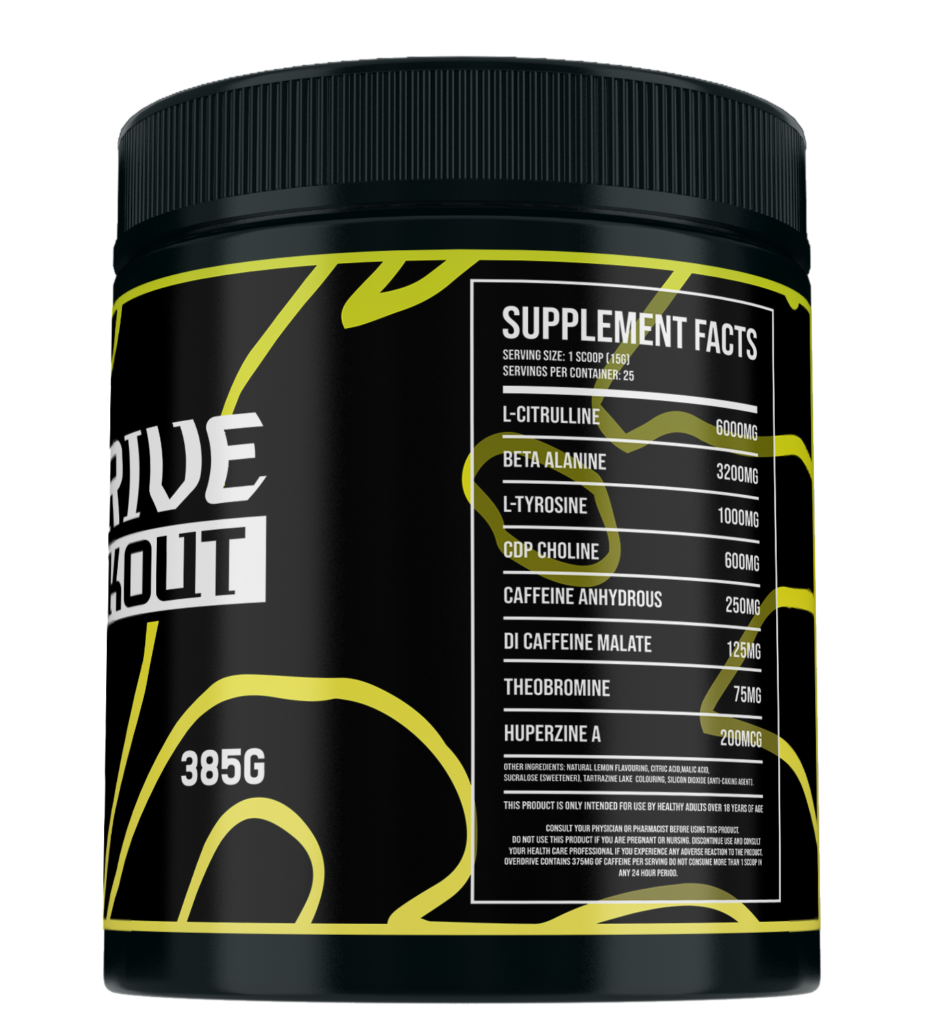 Overdrive Pre Workout – Boost Focus, Strength & Pumps – OVERDRIVE